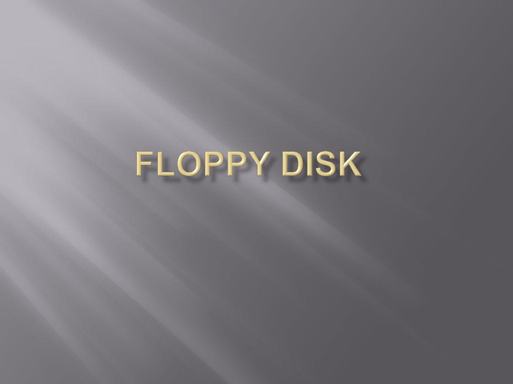 A Brief History of the Floppy Disk | PDF | Floppy Disk | Disk Storage