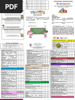 Kindergarten Progress Report Card 2025 2026 | PDF