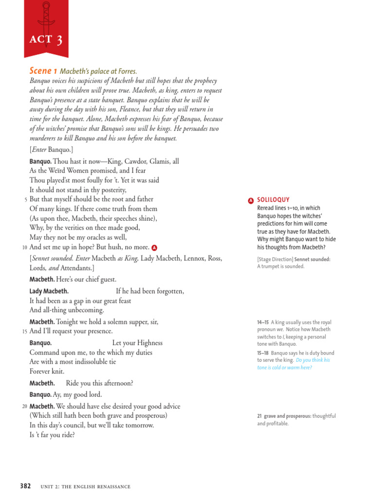 Macbeth Act III SE | PDF | Macbeth | Shakespearean Tragedies
