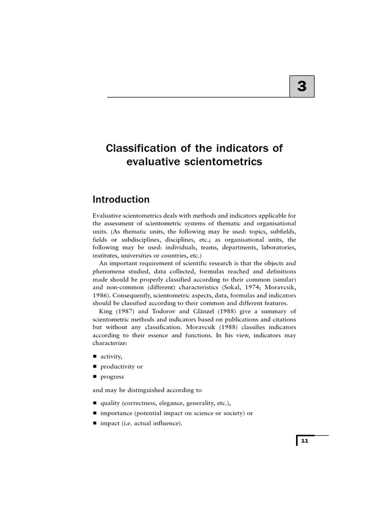 Vinkler - Classification of the indicators | PDF | Inquiry | Science