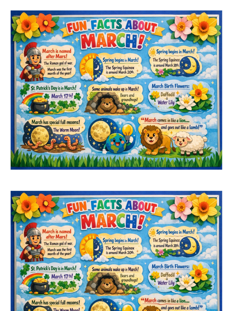 March Fun Facts | PDF