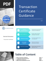 Transaction Certificates Application Guide | PDF | Specification ...
