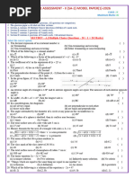 Math Kangaroo Practice Problems Grades 5 6 | PDF | Area | Triangle