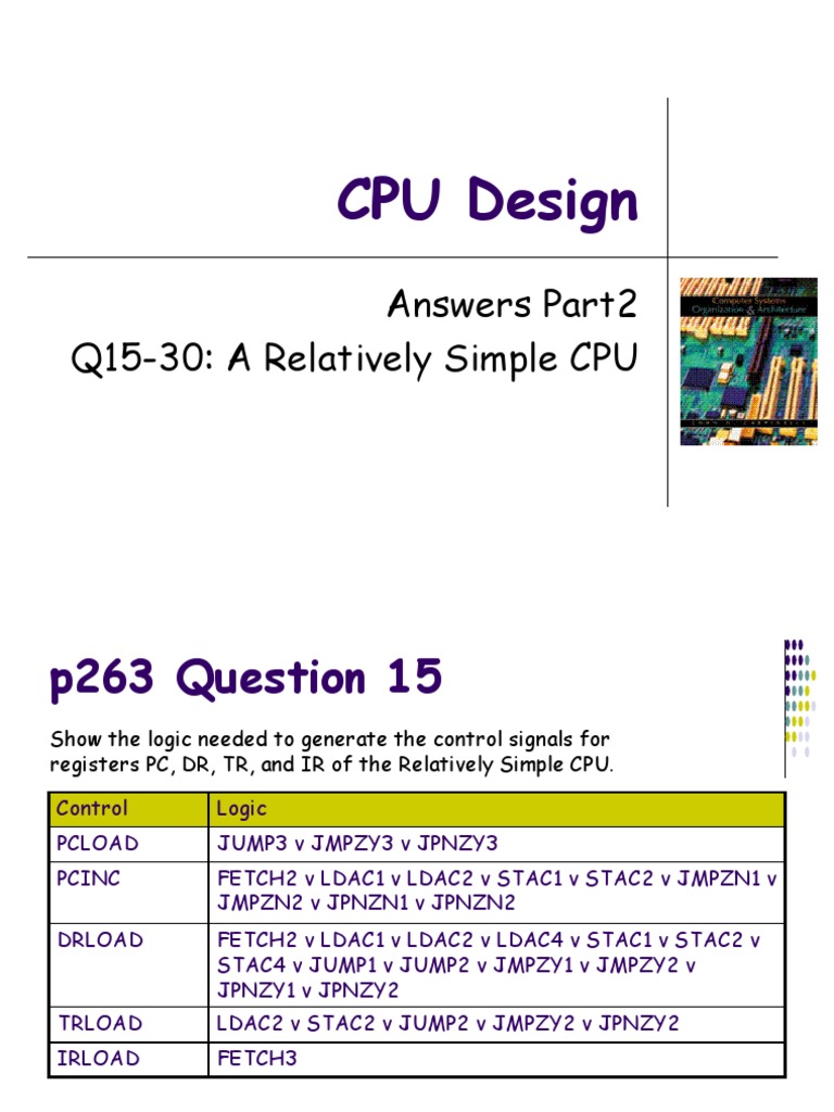 Chap 06 Ans Part 2 | PDF | Central Processing Unit | Input/Output
