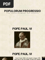 Populorum Progressio (March 26, 1967) - Paul VI | PDF | Catholic Church ...