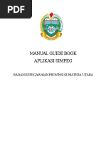 Panduan Penggunaan SIMPEG-Online | PDF