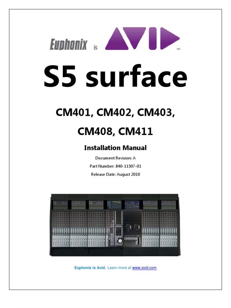 Installation Guide s5 Surface Modules | PDF | Electromagnetic ...
