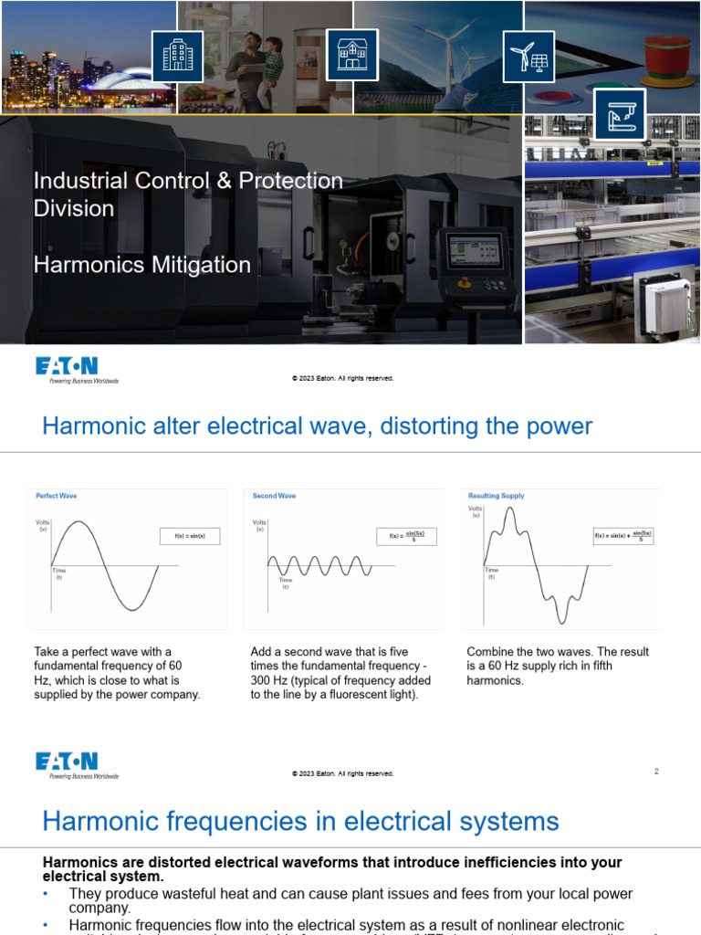 Eaton - Harmonics Mitigation | PDF | Electrical Engineering | Electricity