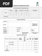Candidate Screening Form Template | PDF