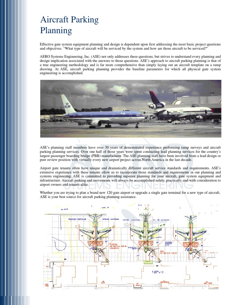4 Aircraft Parking | Systems Engineering | Airport