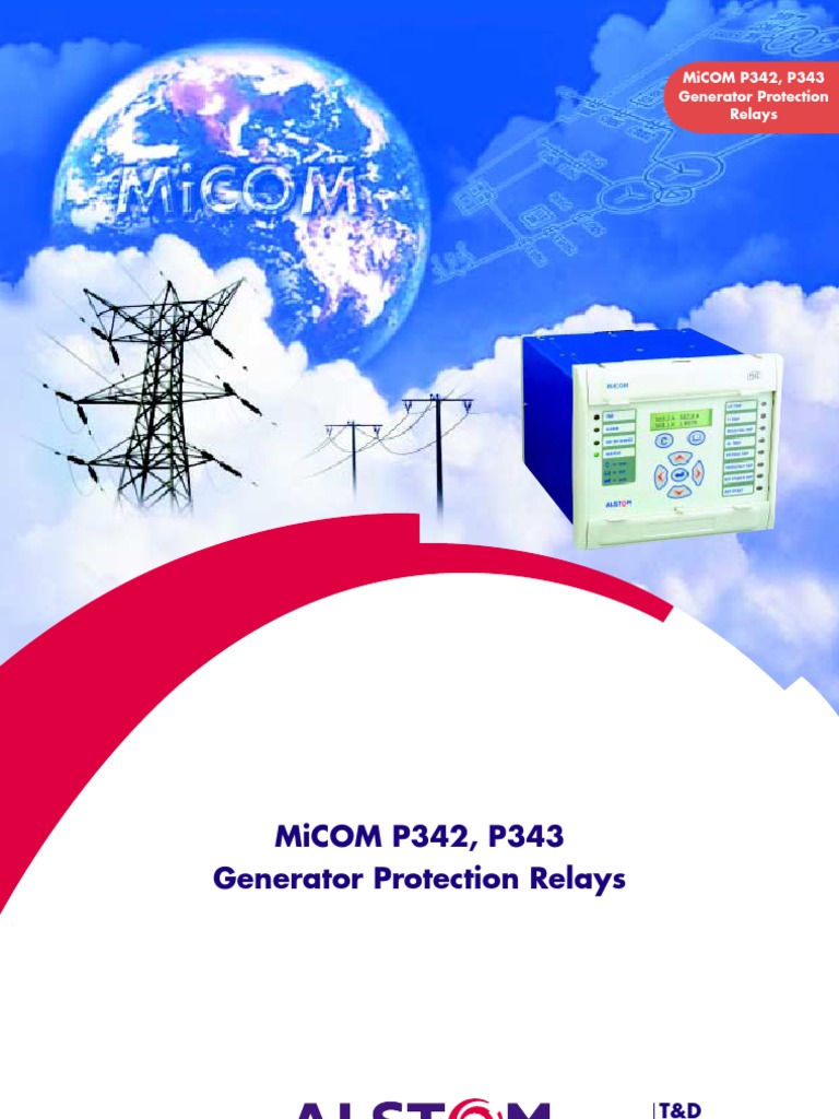 P342 343 Generators Protections | PDF | Transformer | Alternating Current