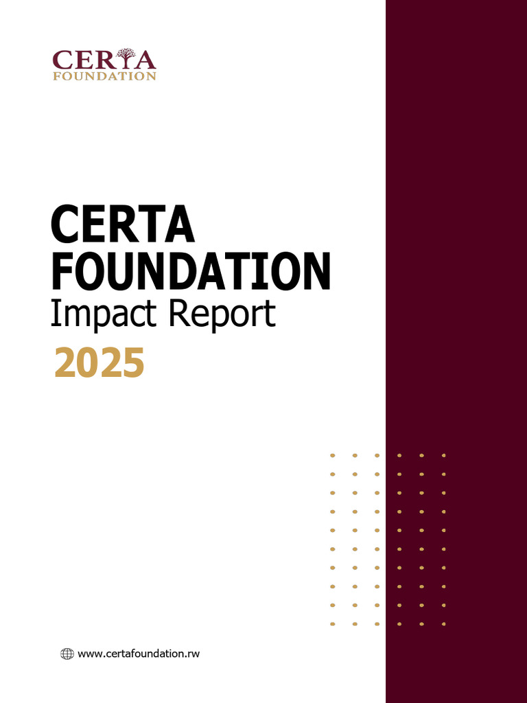 Final Certa Foundation 2025 Narrative Report | PDF | Startup Company ...