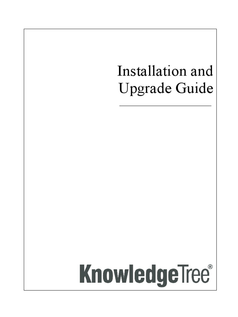 Knowledgetree Installation and Upgrade Guide | PDF | Installation ...
