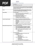 Night Shift Manager Checklist | PDF