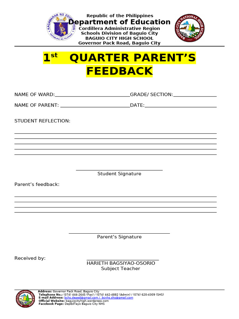 Ptent Feedback Form | PDF