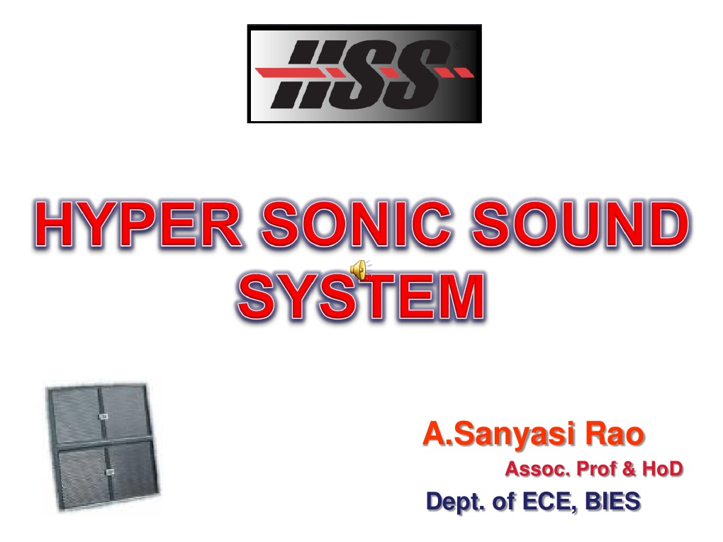 Hyper Sonic Sound System - Presentation - Asrao | Download Free PDF ...