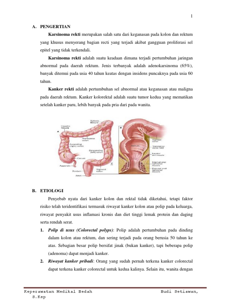 Askep CA. Rekti. Sukses Amiin Ya Allah | PDF