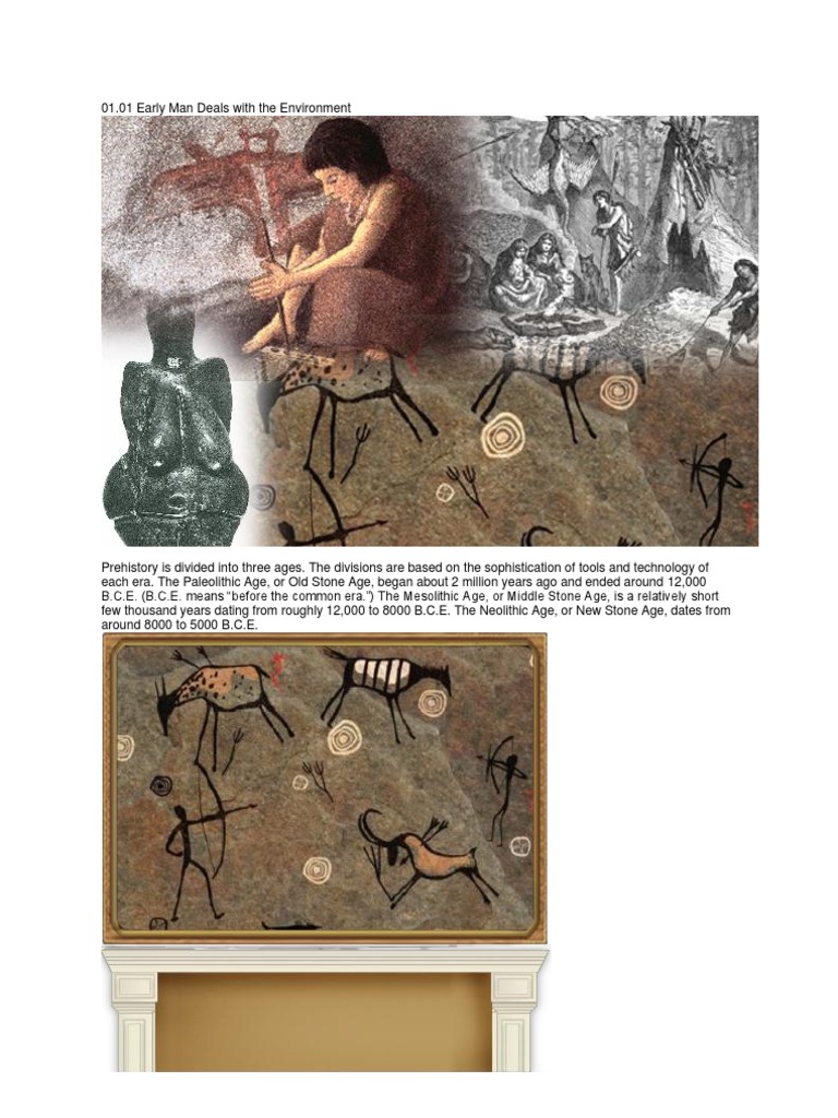 01.01 Notes | PDF | Paleolithic | Hunter Gatherer