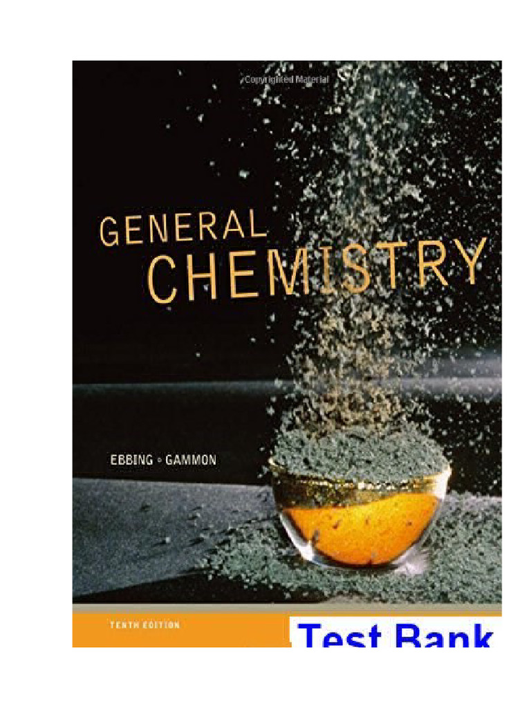 General Chemistry 10th Edition Ebbing Test Bank | PDF | Chemistry ...