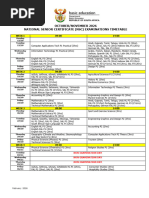 2025 Matric Final Exam Timetable | PDF | Languages Of Africa