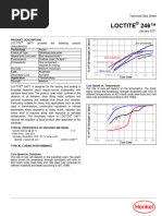 LOCTITE DRI 204 Technical Data Sheet | PDF | Nut (Hardware) | Screw