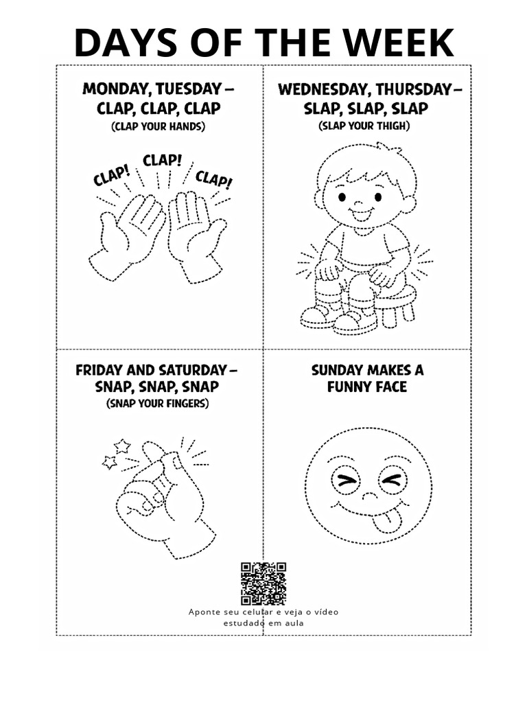 Days of the Week - Song | PDF