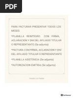 Formulario de Reintegro IOSFA | PDF