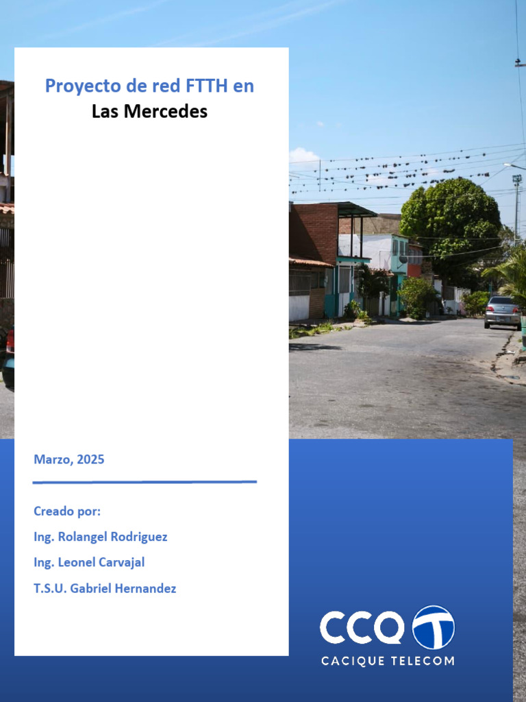 Proyecto Red FTTH Las Mercedes | PDF | Informática | Ingeniería Informática