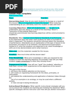 Grade R Lesson Plan Template | PDF | Educational Assessment | Reading ...