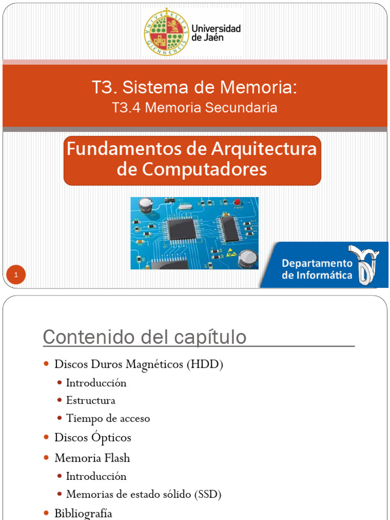 34 - Memoria Secundaria | PDF | Disco duro | Unidad de estado sólido