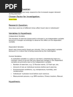 Heart Rate Investigation Guide | PDF | Heart Rate | Heart