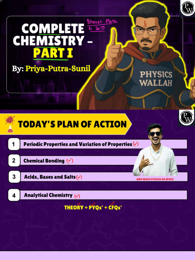 Chemistry Complete Syllabus Revision PART-1 Class Notes | PDF