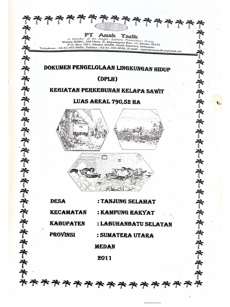 DPLH PT Anak Tasik | PDF