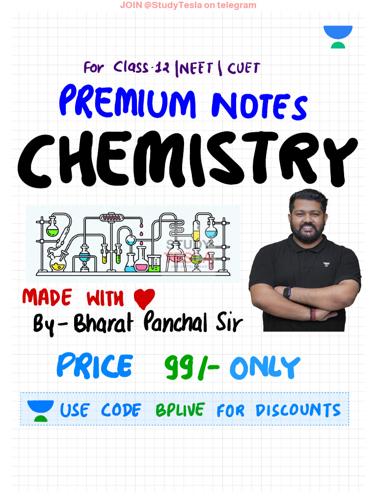 Bharat Panchal CHEMISTRY Premium Notes | PDF