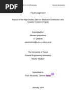 Aswan High Dam: 50-Year Impacts Analysis | PDF | Nile | Irrigation