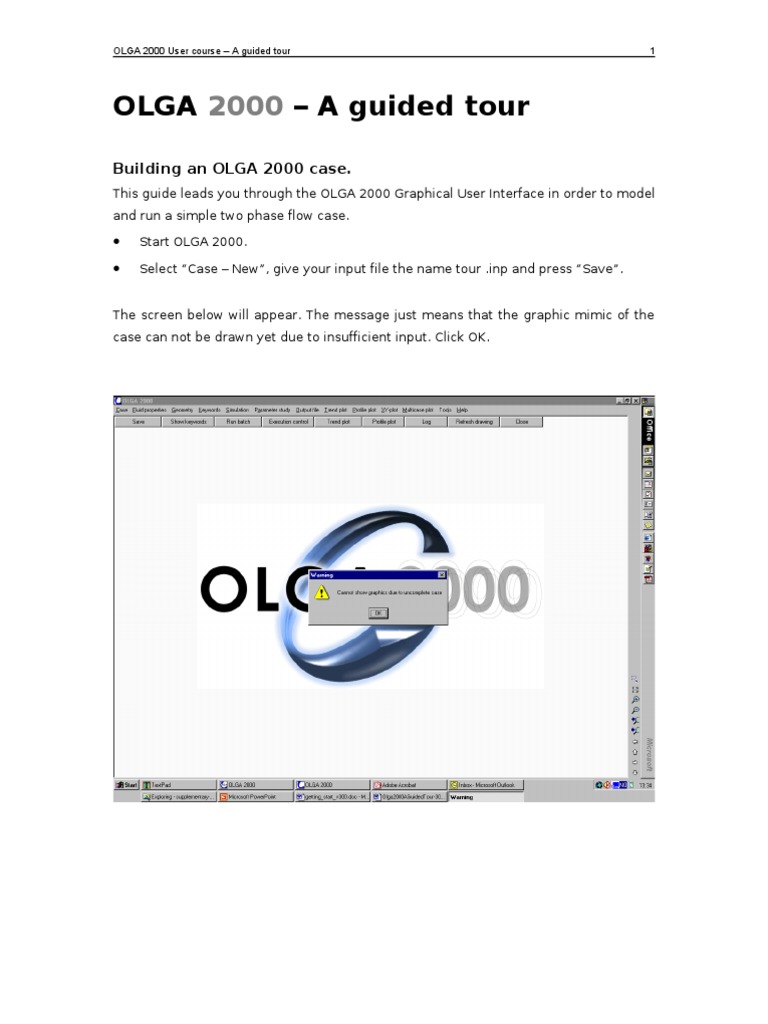 Olga Guided Tour | PDF | Graphical User Interfaces | System Software