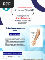 AV Fistula Physical Examination Guide | PDF | Vein | Nephrology
