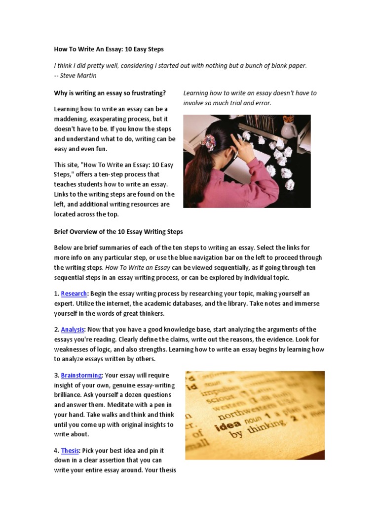 How To Write An Essay | PDF | Essays | Argument