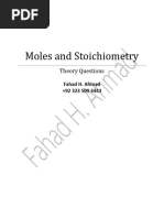IGCSE Stoichiometry Past Exam Questions | PDF | Unit Processes ...
