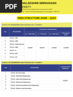 Amrita University B.Tech Fee Structure 2024-25 | PDF