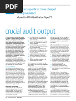 ISA 260: Governance Communication Guide | PDF | Financial Audit ...