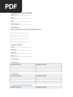 DepEd DLP Template SY 2025 2026 | PDF | Learning | Lesson Plan