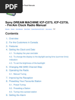Timex T2312 Alarm Clock Radio Manual | PDF | Electromagnetic ...