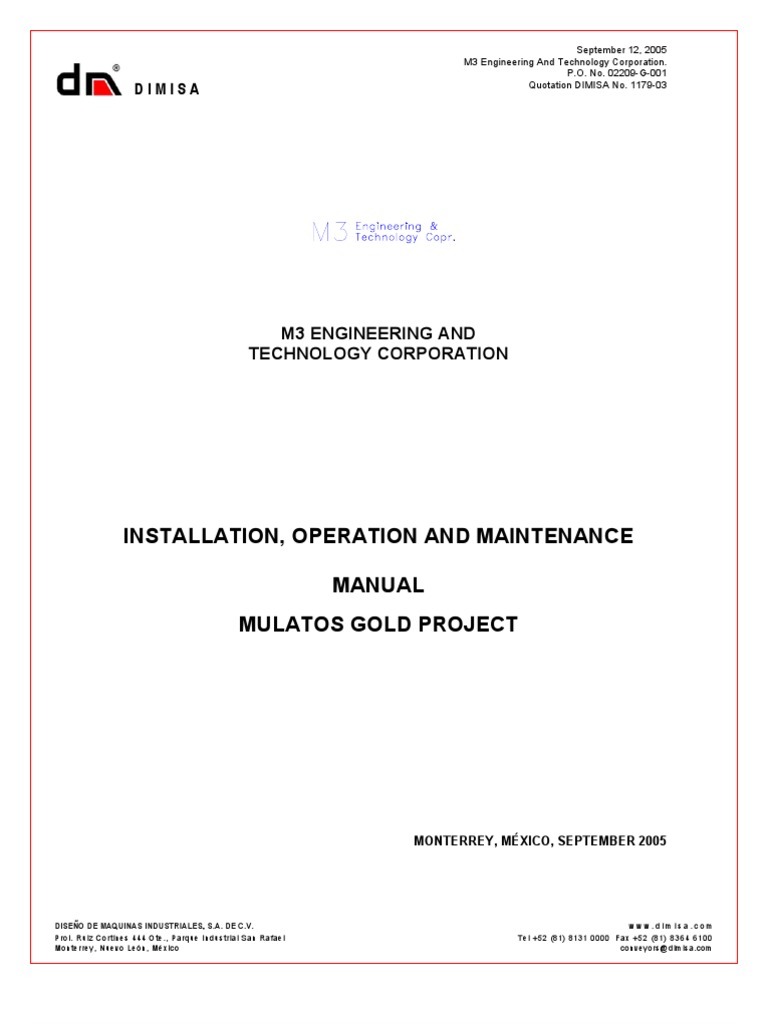 DIMISA | PDF | Belt (Mechanical) | Bearing (Mechanical)