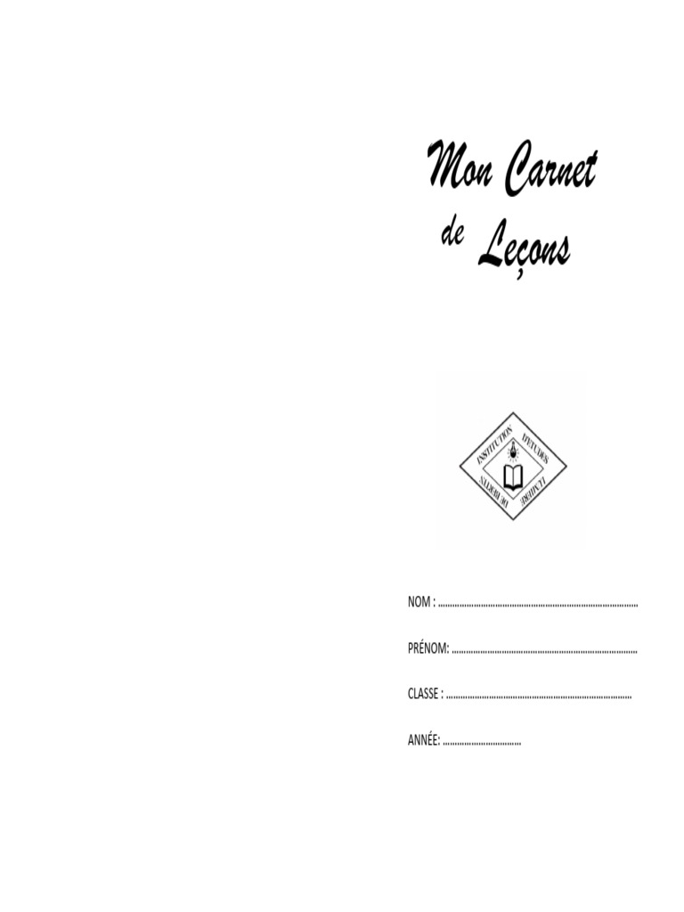 Mon Carnet | PDF