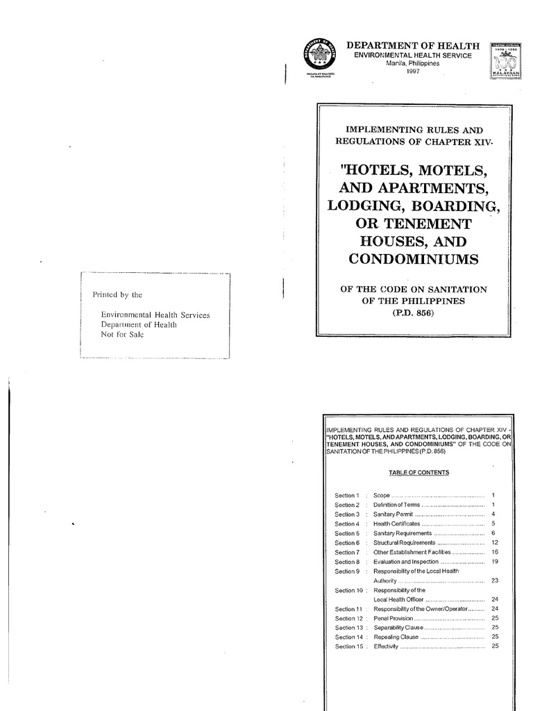IRR PD 856 Chapter 14 | PDF