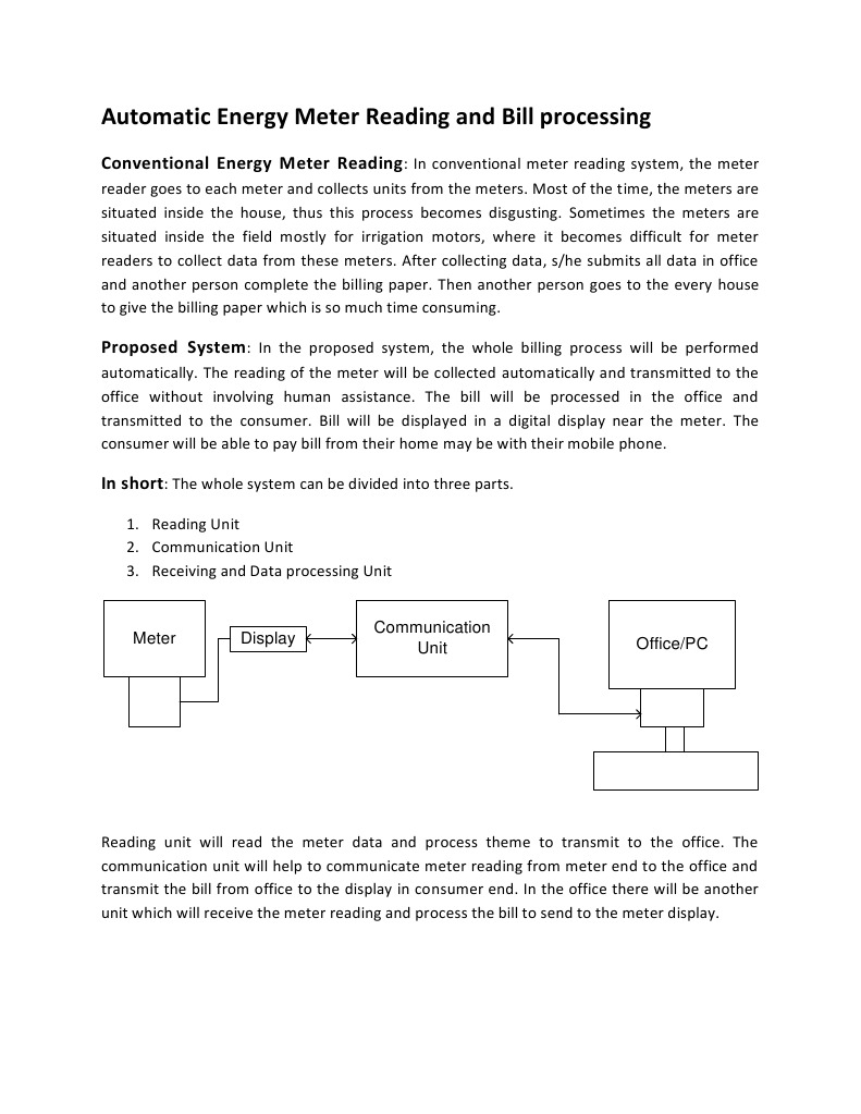 Automated Energy Meter Reading System | PDF