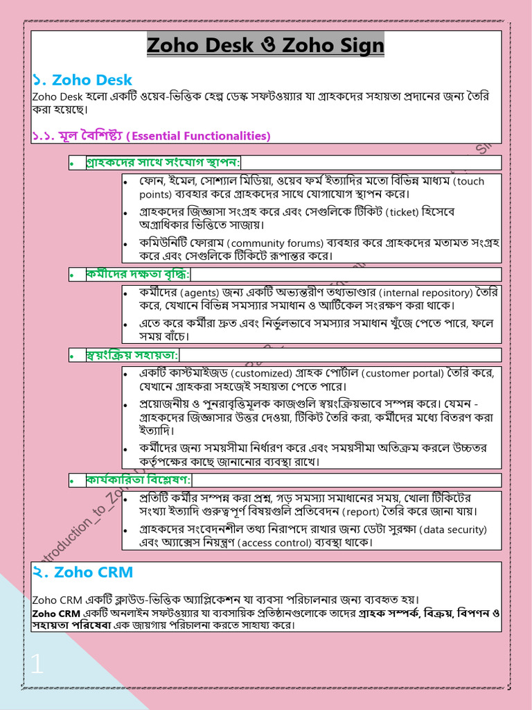 Introduction to Zoho Desk ClassXII IT ITeS PartB Vocational Education ...