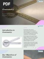 Upper Extremity Goniometry Lab Guide | PDF | Anatomical Terms Of Motion ...