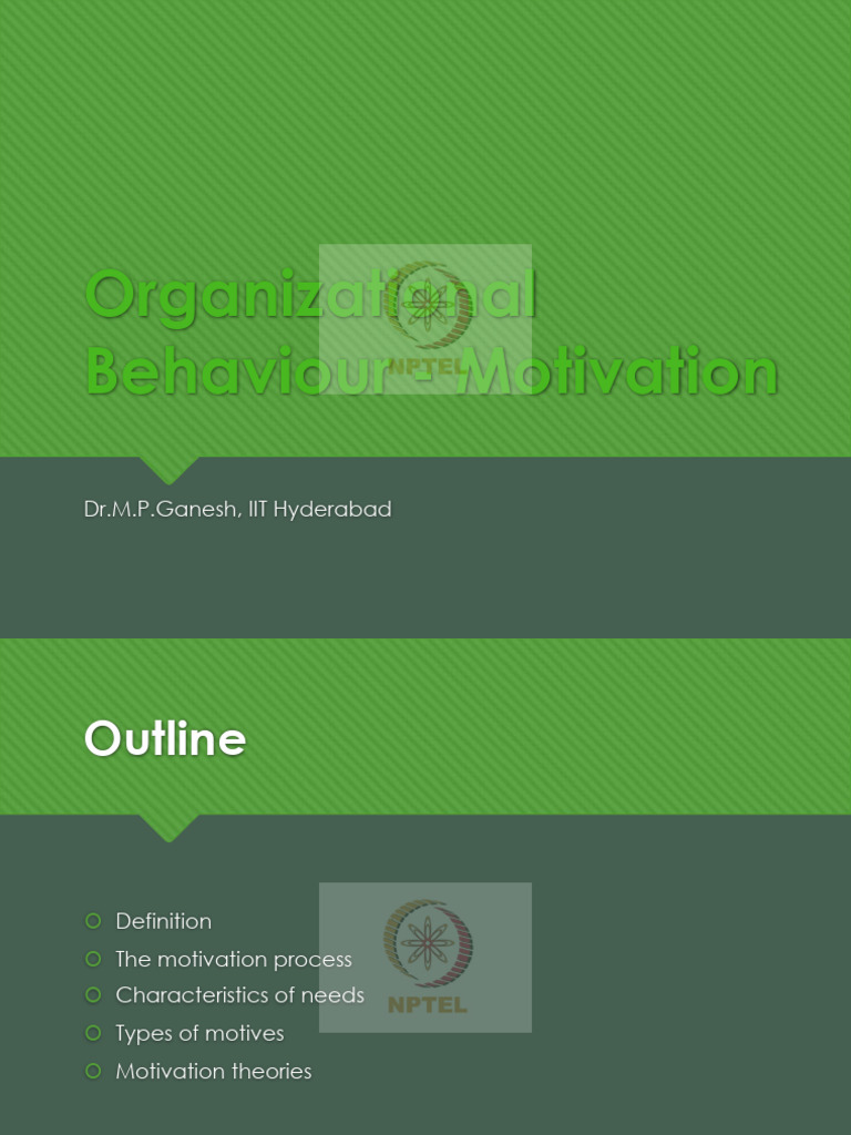7.Motivation | PDF | Motivational | Motivation